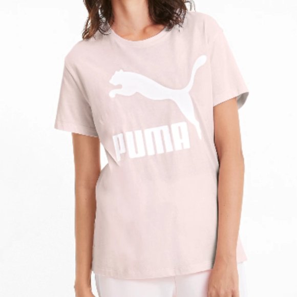 Puma | Tops | Puma Classics Logo Womens Tee | Poshmark